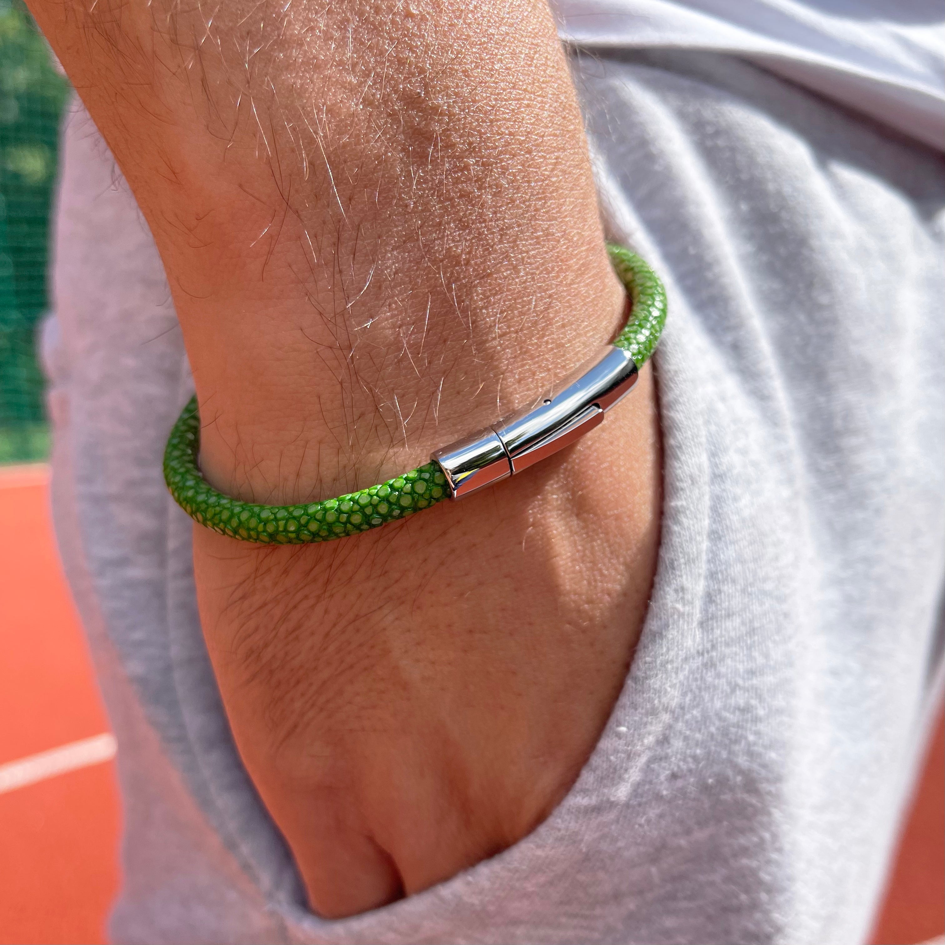 Buy a Python or Stingray Bracelet of Natural Skin - Wild | Caligio ...