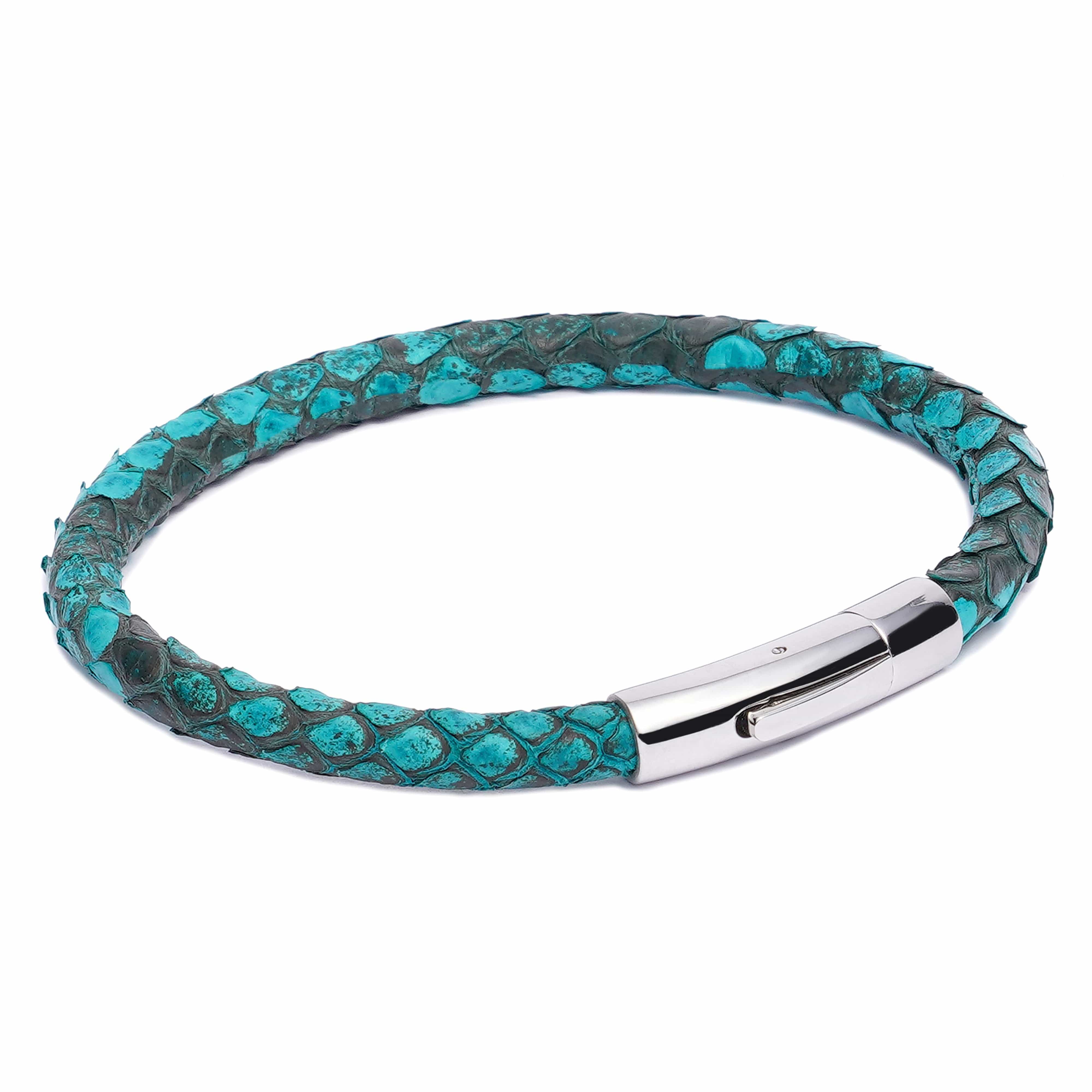 Buy Python Bracelet with Original Design - Wild Turquoise Python – CALIGIO